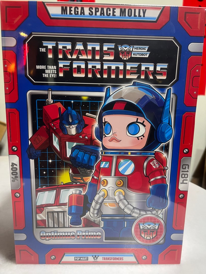 Clearing Stock - POP MART - MEGA SAPCE MOLLY TRANSFORMERS Optimus Prime ...