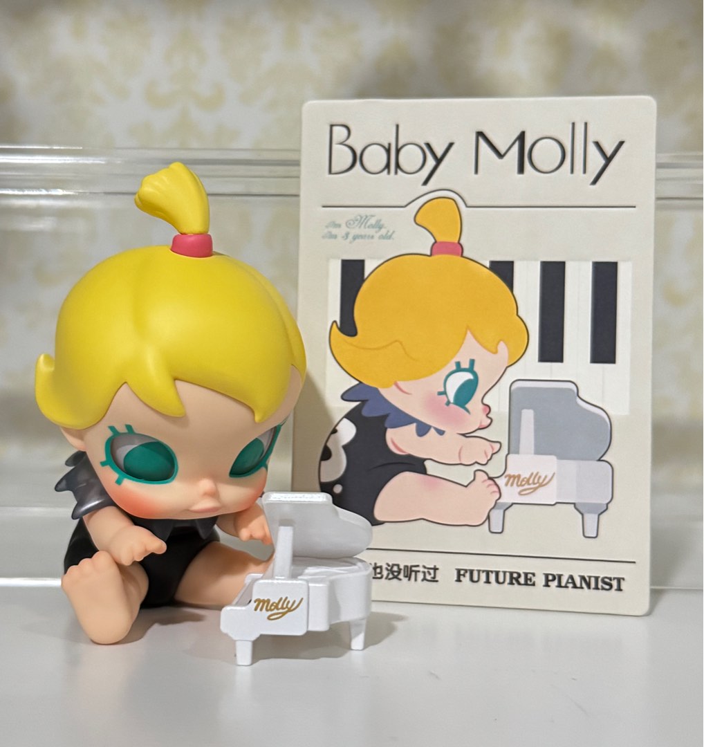 Popmart Baby Molly When I was three - Future Pianist, Hobbies & Toys ...
