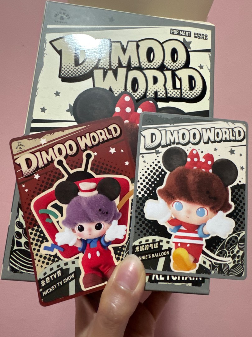 Popmart Dimoo World Disney Mickey secret Minnie pendant, Hobbies & Toys ...