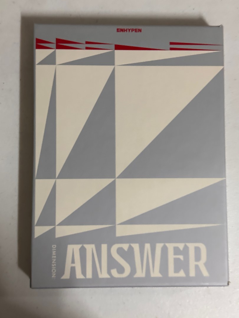 PRE-LOVED ENHYPEN ALBUM DIMENSION:ANSWER NO VERSION, Hobbies & Toys, Memorabilia & Collectibles ...