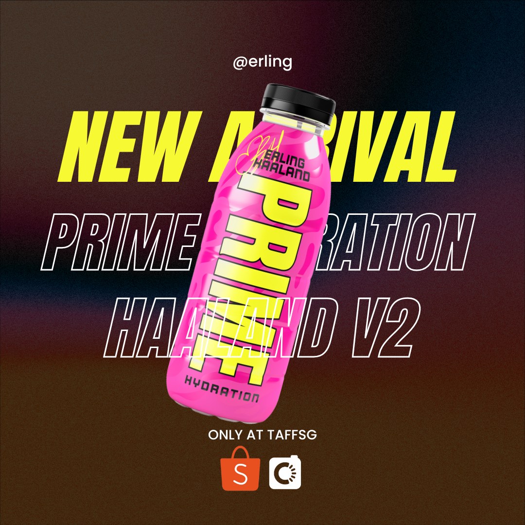 PRIME HYDRATION - ERLING HAALAND V2 2025, Food & Drinks, Beverages on ...