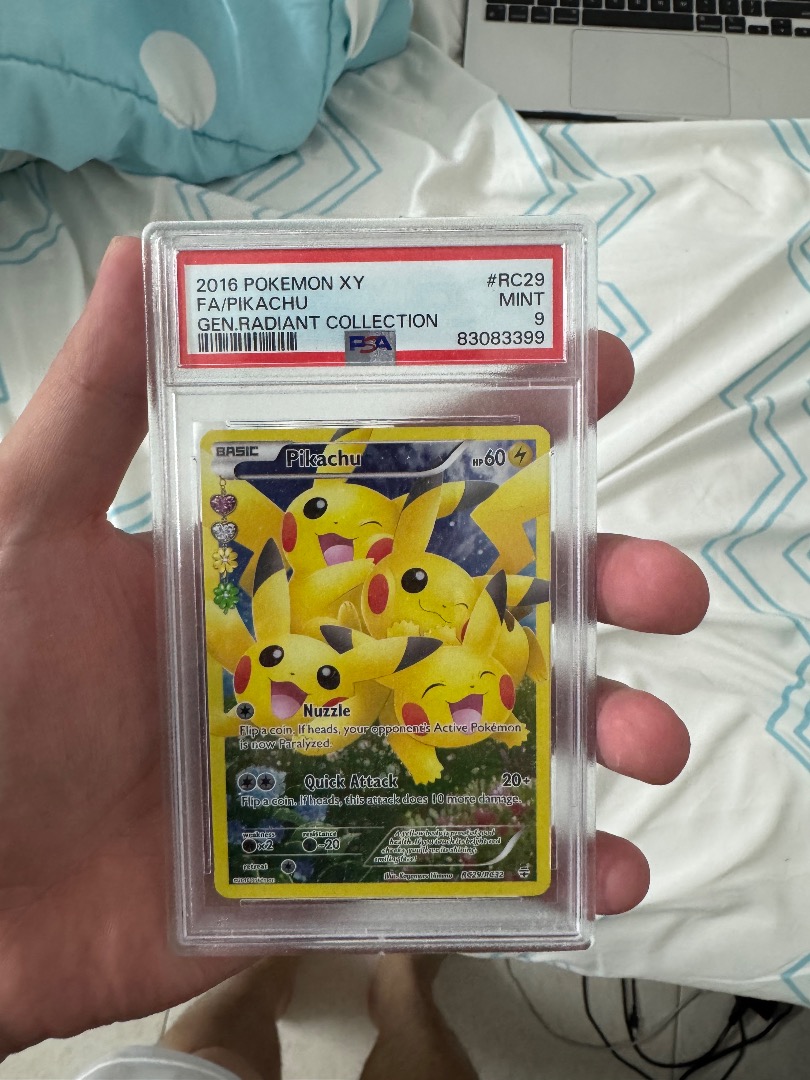 PSA 9 Pikachu Generations Radiant Collection, Hobbies & Toys, Toys ...