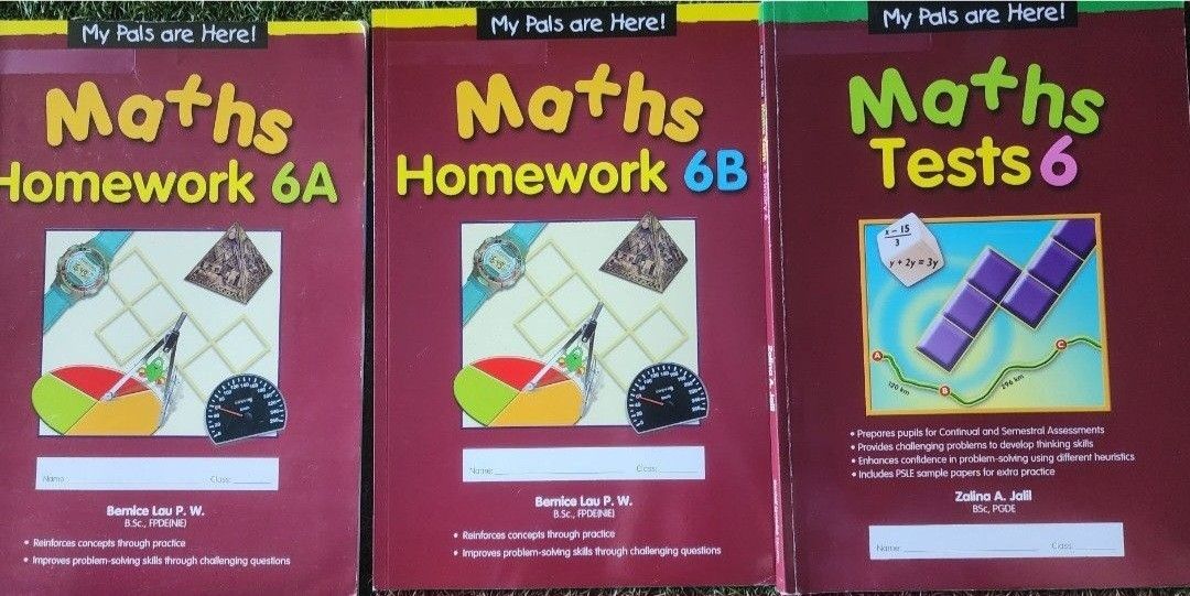 PSLE P6 Primary 6 Math, Hobbies & Toys, Books & Magazines, Assessment ...