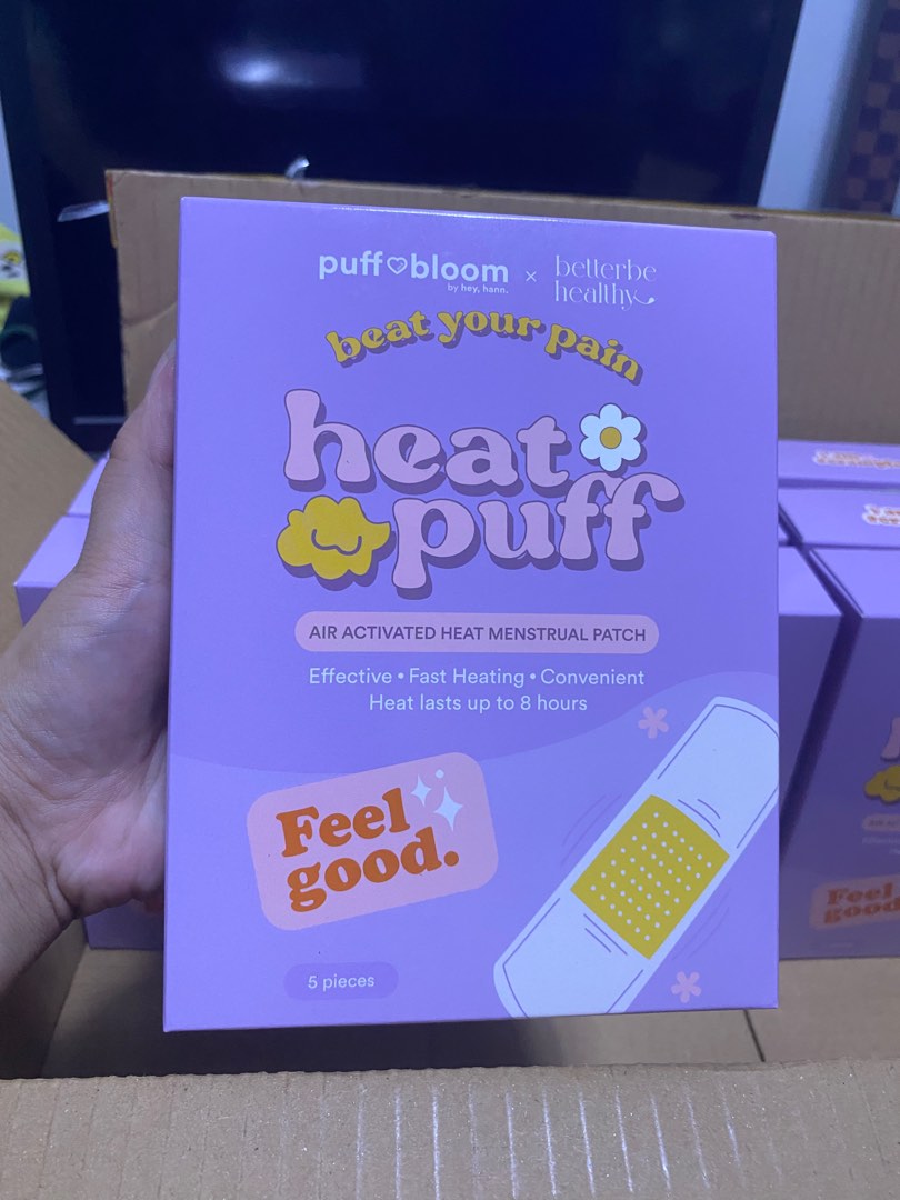 Puff & Bloom - Heat Puff, Health & Nutrition, Massage Devices on Carousell