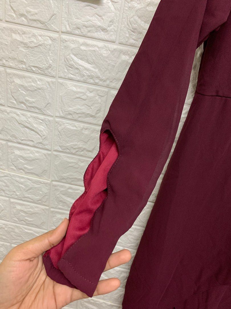 QISZAR (NAARA DRESS) saiz XL, Women's Fashion, Muslimah Fashion, Baju ...