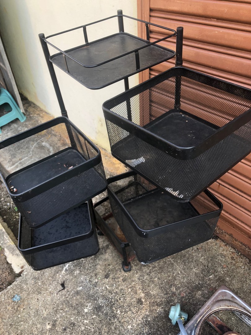 Rak besi, Furniture & Home Living, Furniture, Shelves, Cabinets & Racks ...