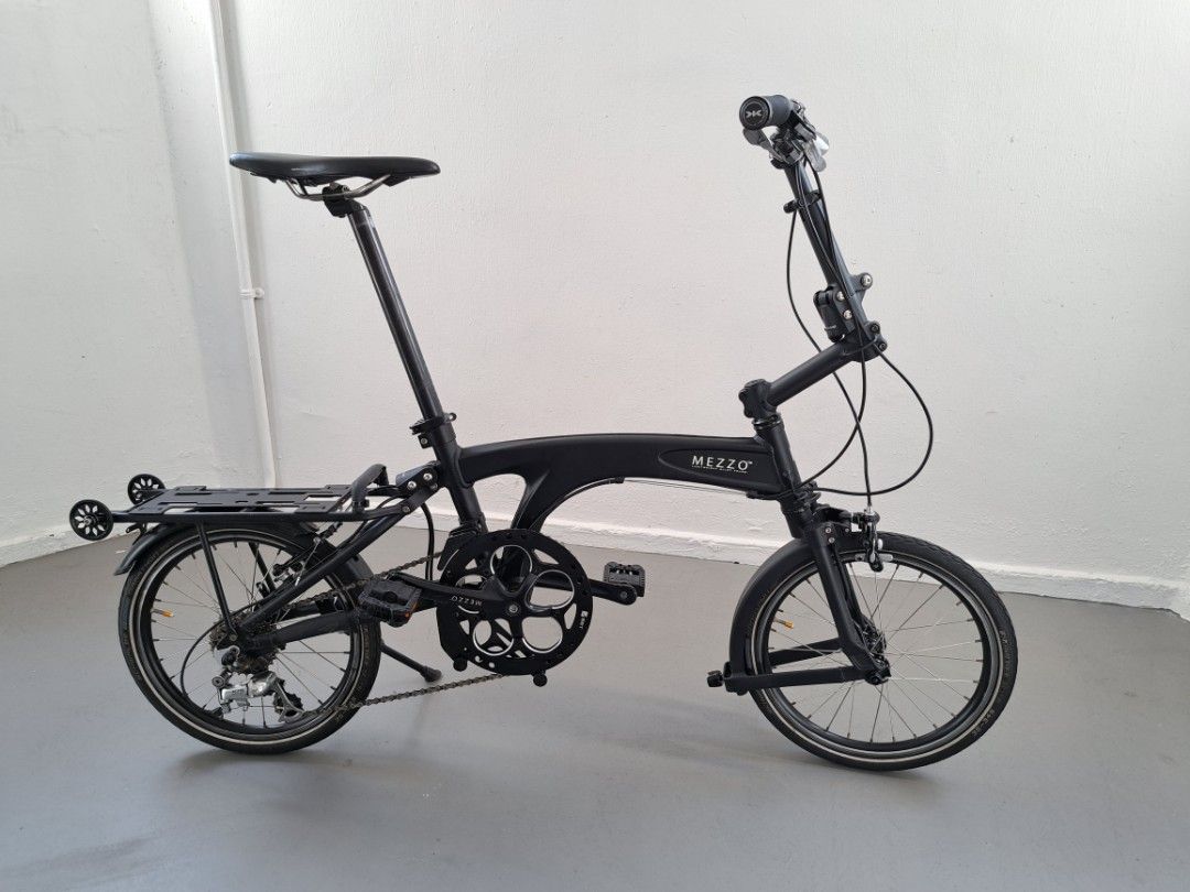 Rare black mate Mezzo D10 Not Oribike ori bike 3sixty pikes dahon curve ...