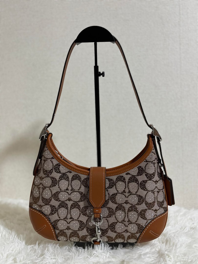 rare coach hampton hobo bag in crystal, Luxury, Bags & Wallets on Carousell
