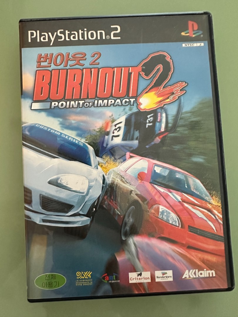 Rare Ps2 games Burnout 2 Point of impact playstation 2, Video Gaming ...