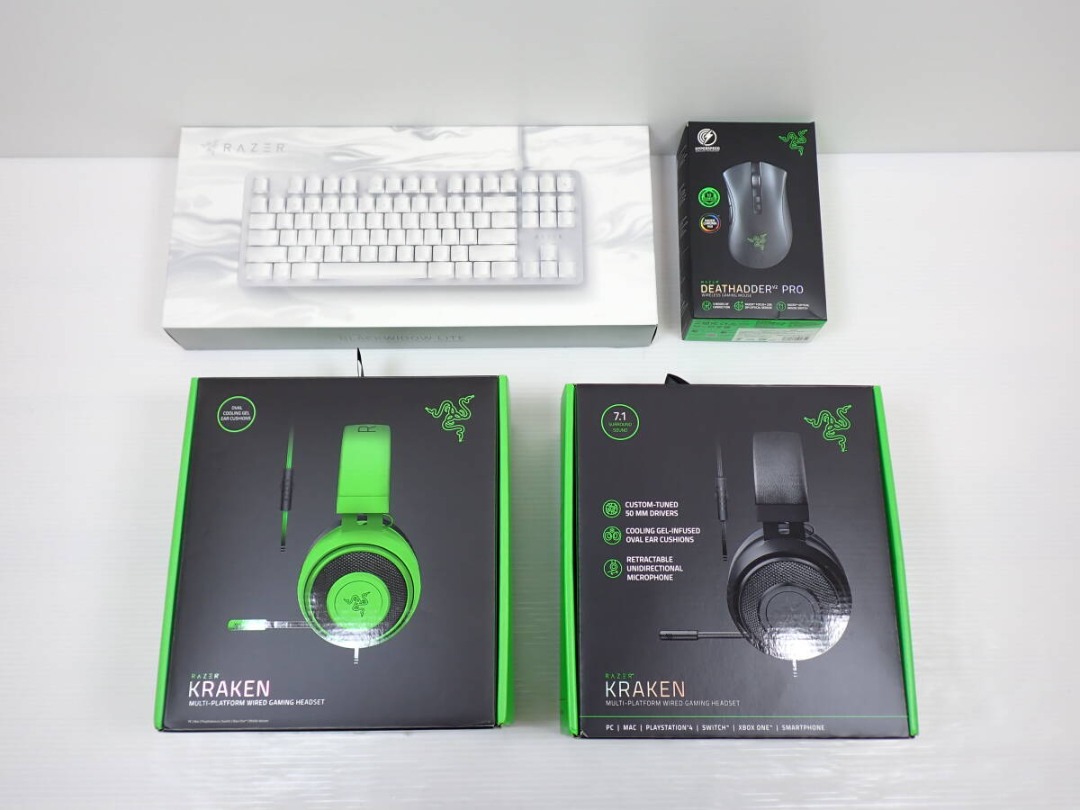 RAZER Gaming Keyboard BlackWidow Lite JP Mercury White Gaming Mouse ...