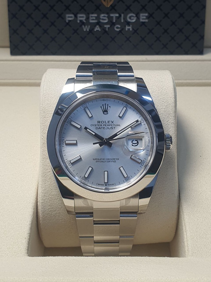 Rolex 126300 Datejust 41 (Silver Dial), Luxury, Watches on Carousell