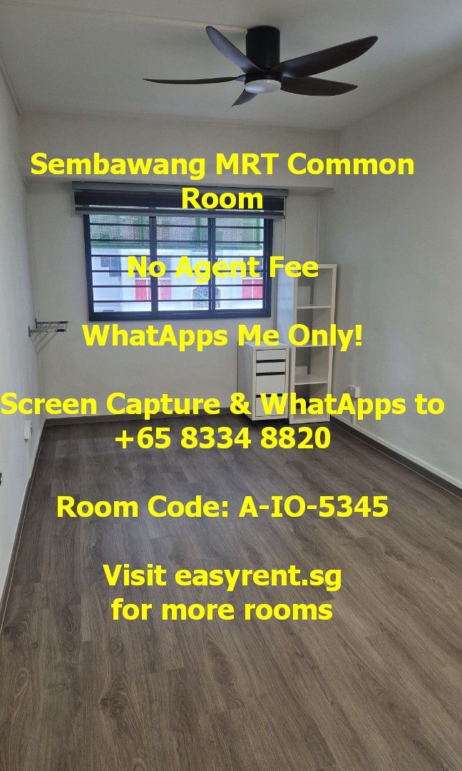 Sembawang MRT Common Room, Property, Rentals, Room Rentals on Carousell
