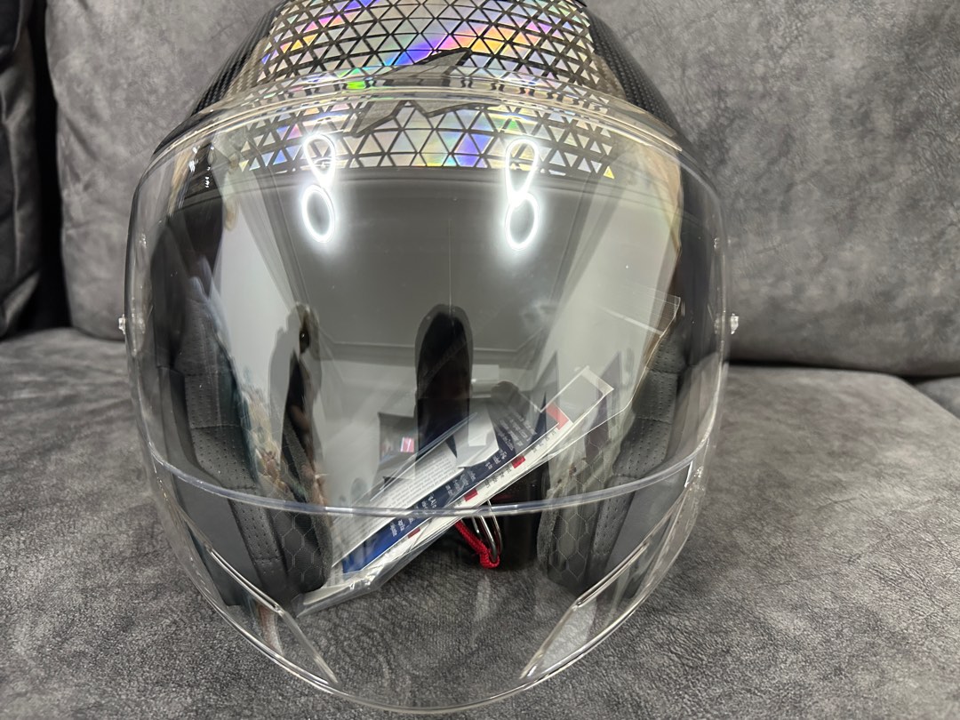 Shark RS Jet Carbon Ikonic Carbon Iridescent, Motorcycles, Motorcycle ...