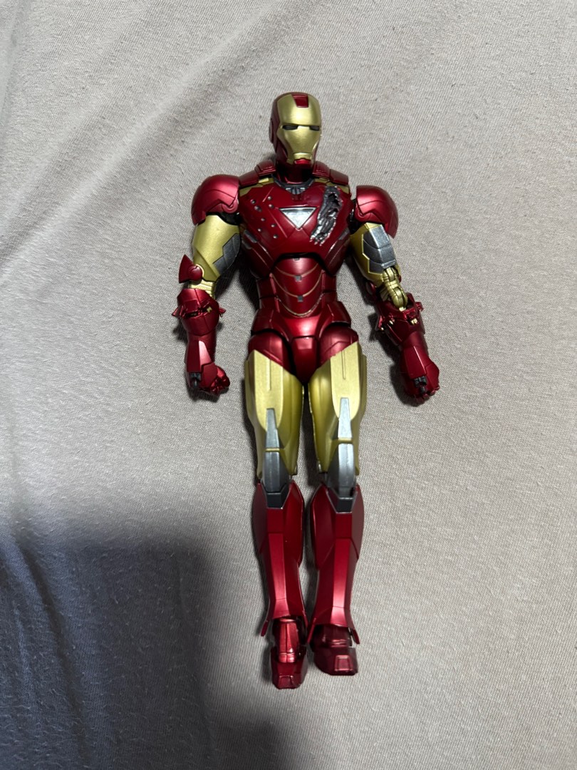 SHF iron man S.H.Figuarts iron man avengers mark 6 battle damaged ...