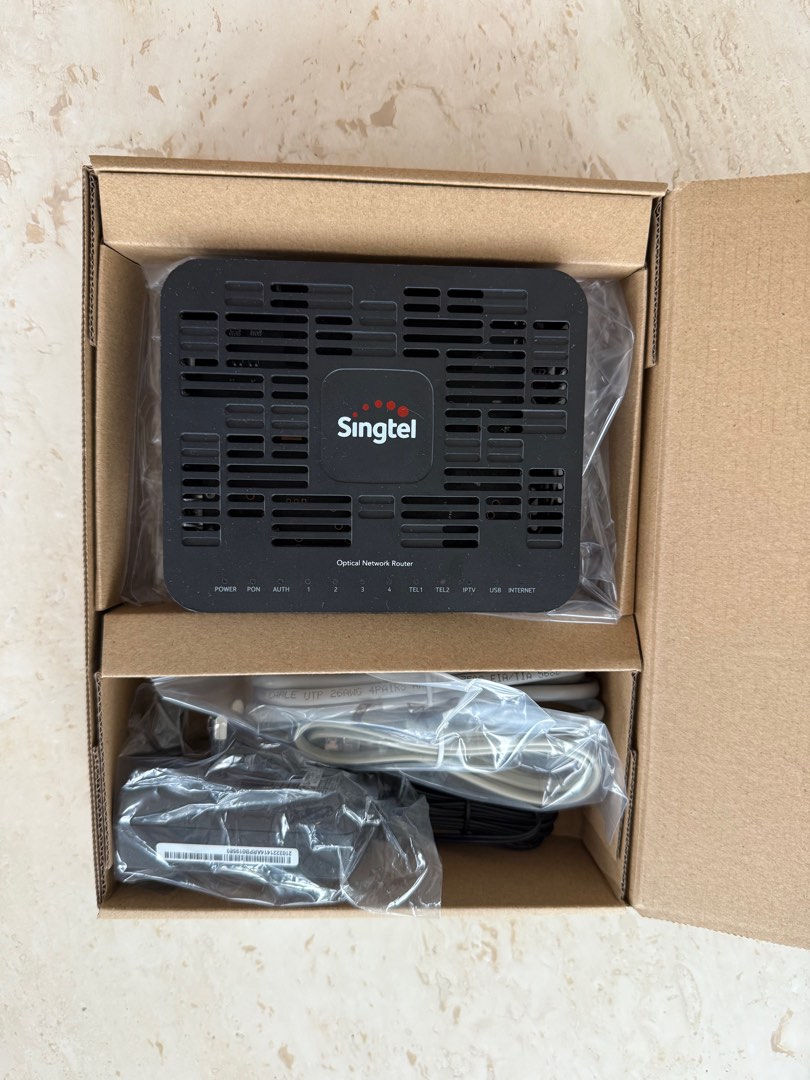 Singtel Optical Network Router, Computers & Tech, Parts & Accessories ...
