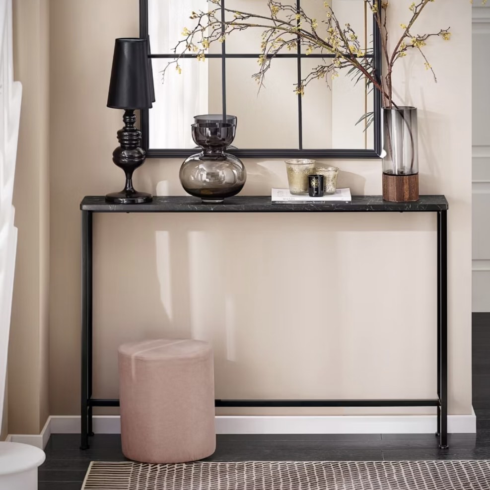 Slim Entryway Console Table | Narrow Hallway Display Table | Modern ...