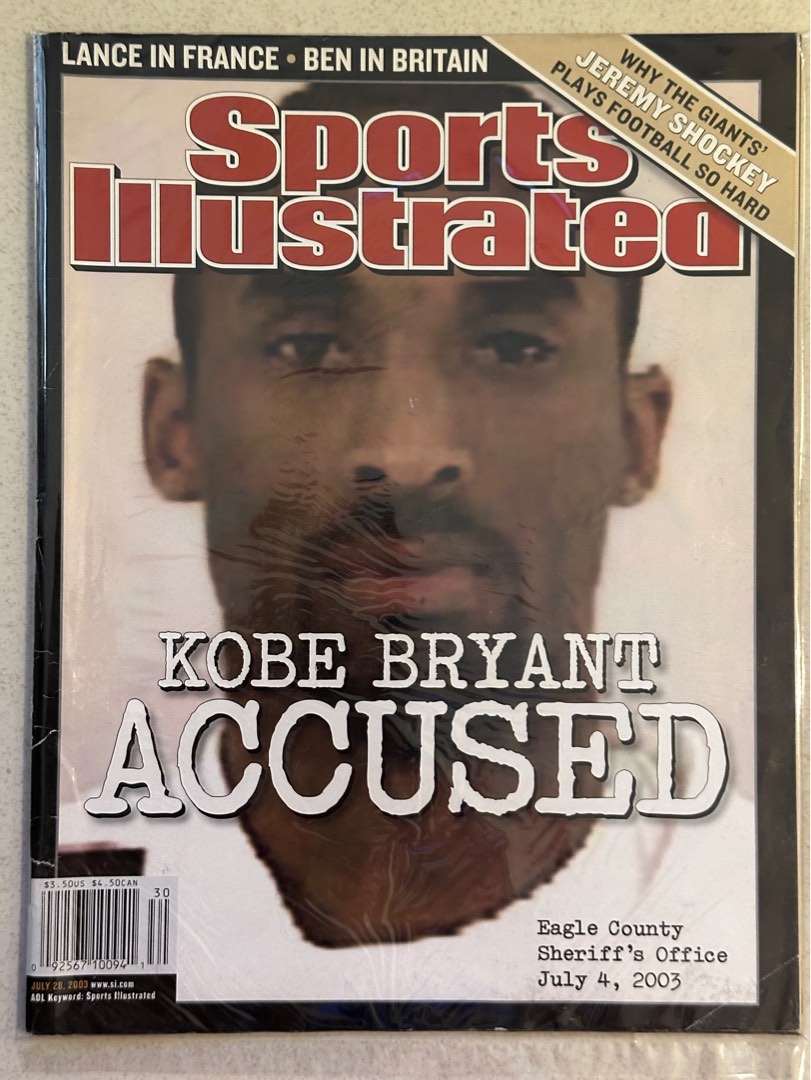 Sports Illustrated Magazine Kobe Bryant Accused, Hobbies & Toys, Books ...