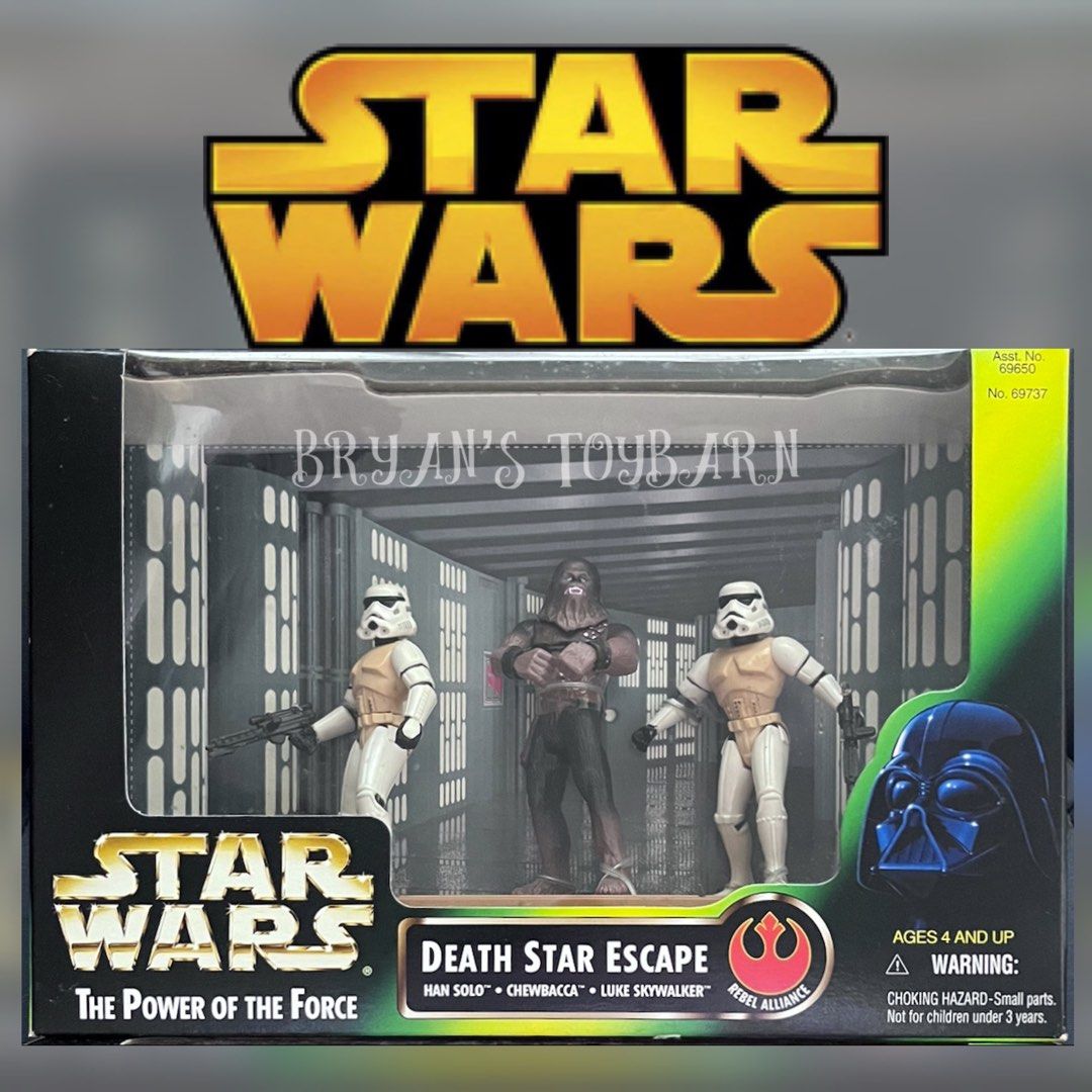Star Wars Death Star Escape from Power Of The Force 3-Pack 3.75 inch ...