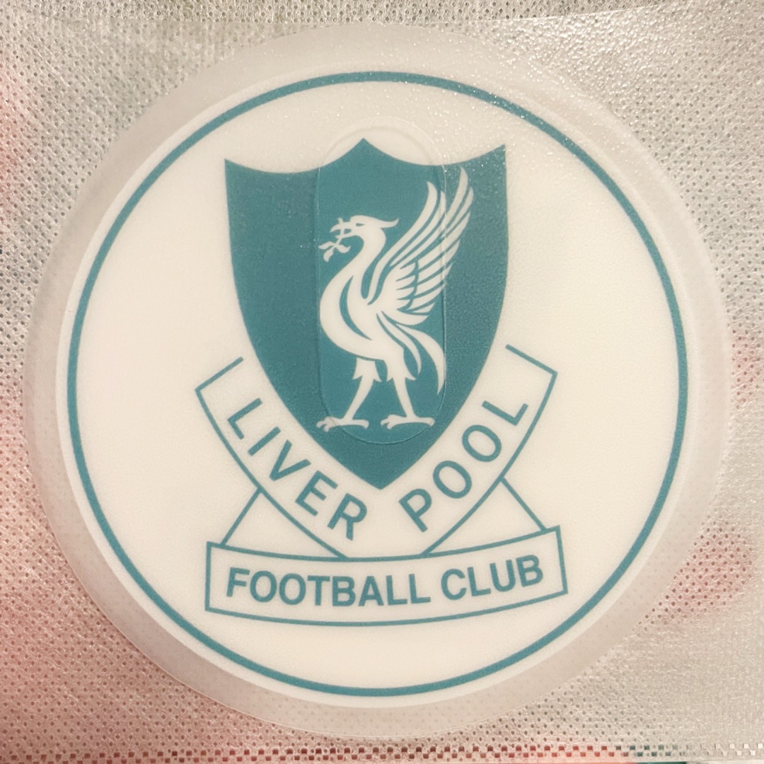 Static Cling Decal Decal : Liverpool FC / LFC Teal on White (3rd Away ...