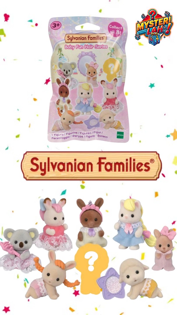 Sylvanian Families Baby Fun Hair Series Blind Bag, Hobbies & Toys ...