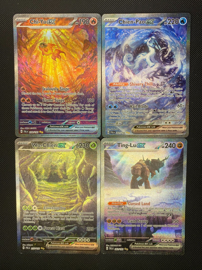 Ting-Lu Ex/Chien-Pao Ex/Chi-Yu Ex/Wo-Chien Ex - Pokemon Paldea Evolved ...