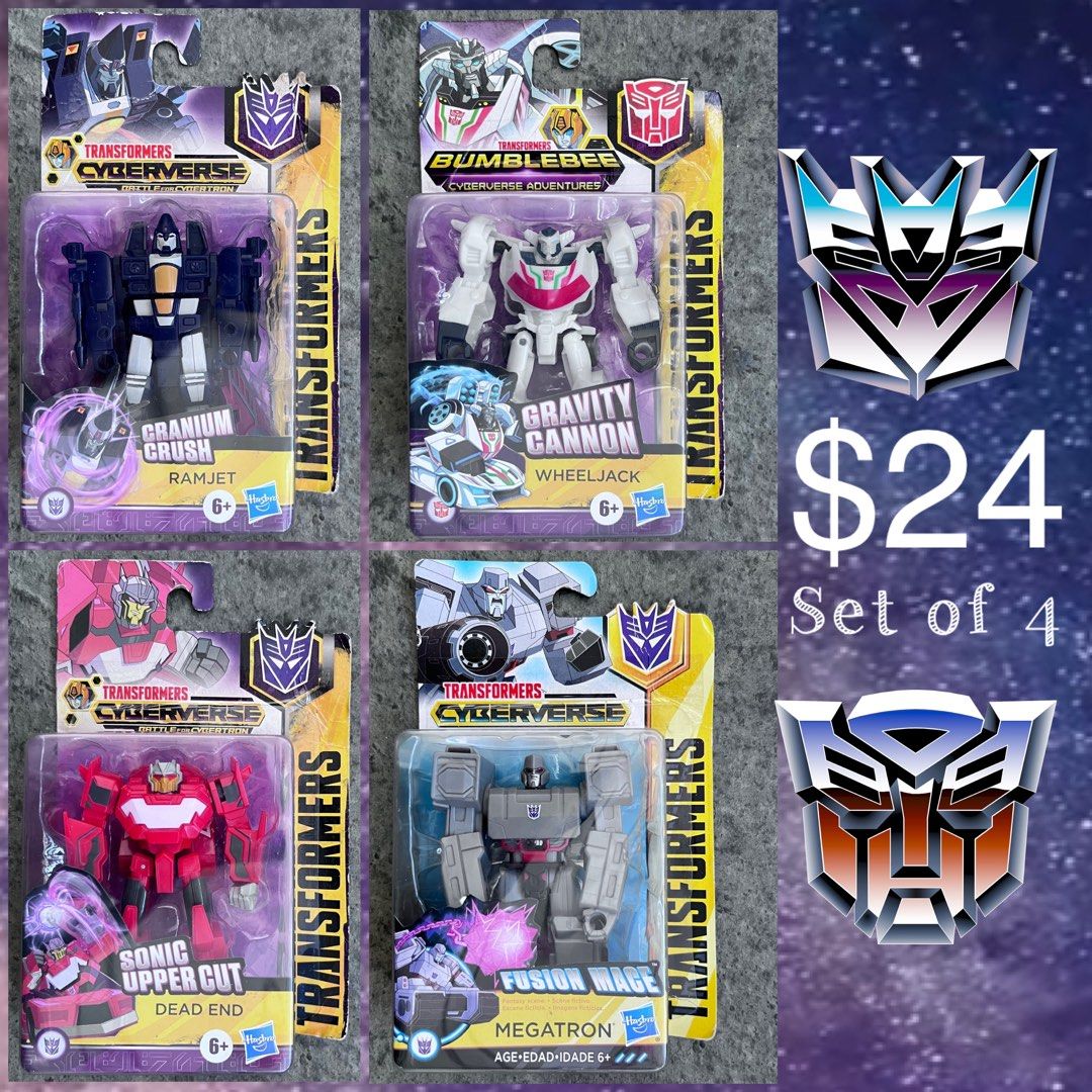 Transformers Megatron, Ramjet, Dead End & Wheeljack Action Attack from ...