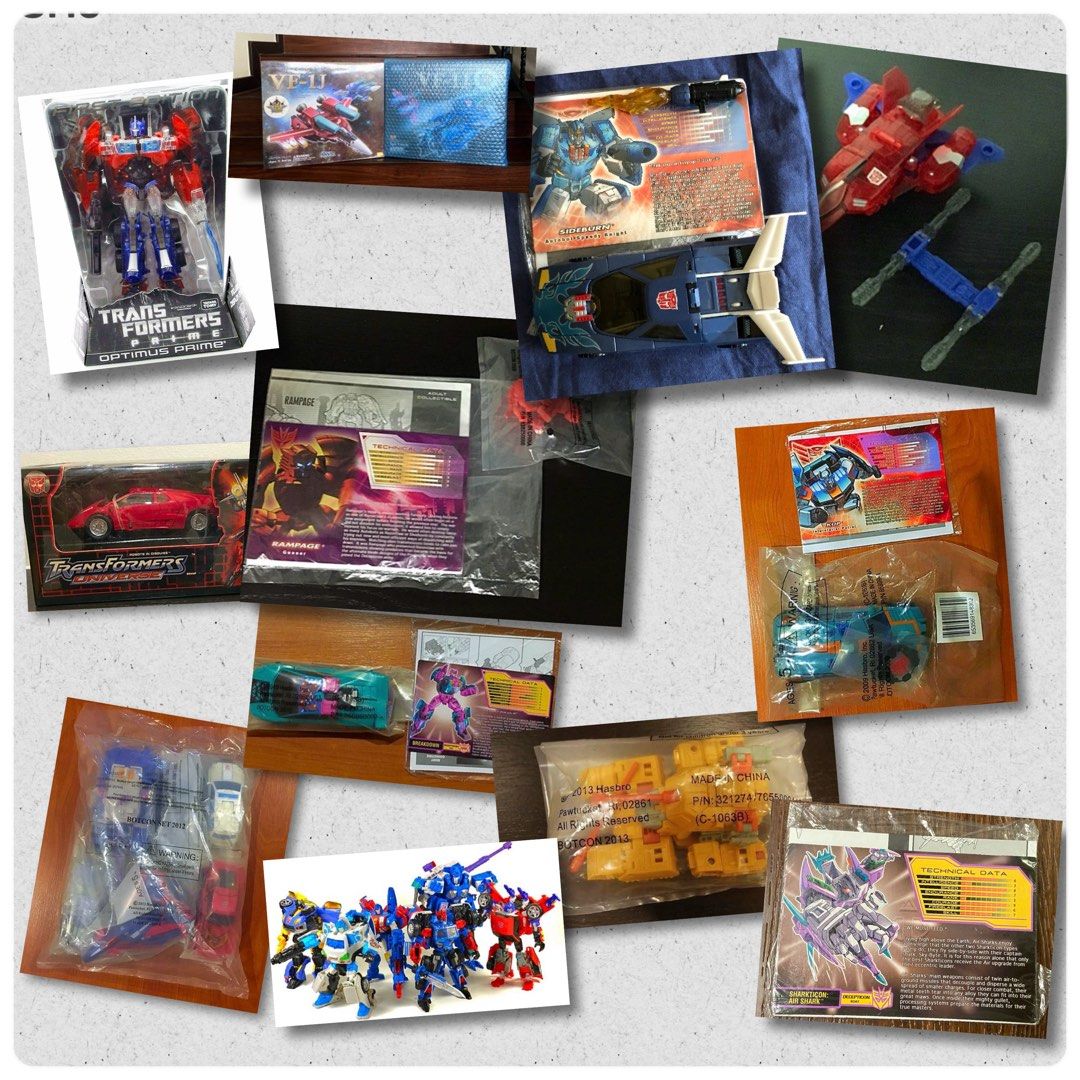 Transformers TFCC Botcon Breakdown Sharkticon Blast Charge Breakaway ...