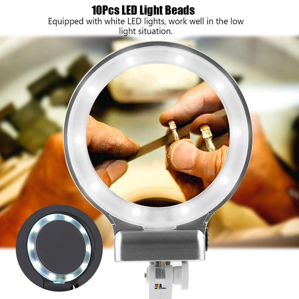 Ultra Clear Magnifying Glass Soldering Station, Jewelry Making Tools 3X ...