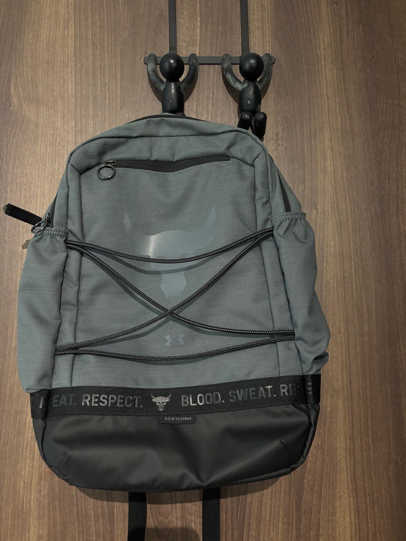 Under Armour Project Rock Backpack, Men's Fashion, Bags, Backpacks on ...