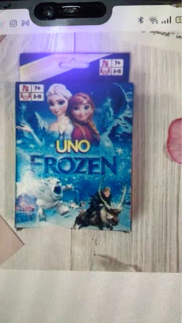 UNO Frozen Card Game, Hobbies & Toys, Toys & Games on Carousell