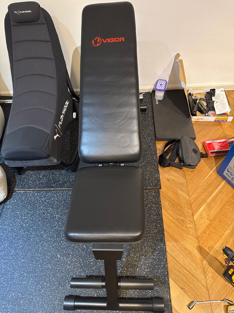 Vigor Foldable Incline Weight Bench, Sports Equipment, Exercise ...