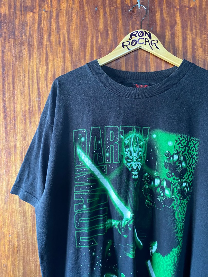 Vintage StarWars Darth Maul solo tee 90s red official tag rare, Men's Fashion, Tops & Sets ...