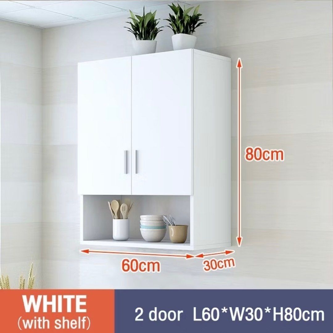 Wall Mounted Storage Cabinet | Multi Door Kitchen Cabinet | Hanging ...