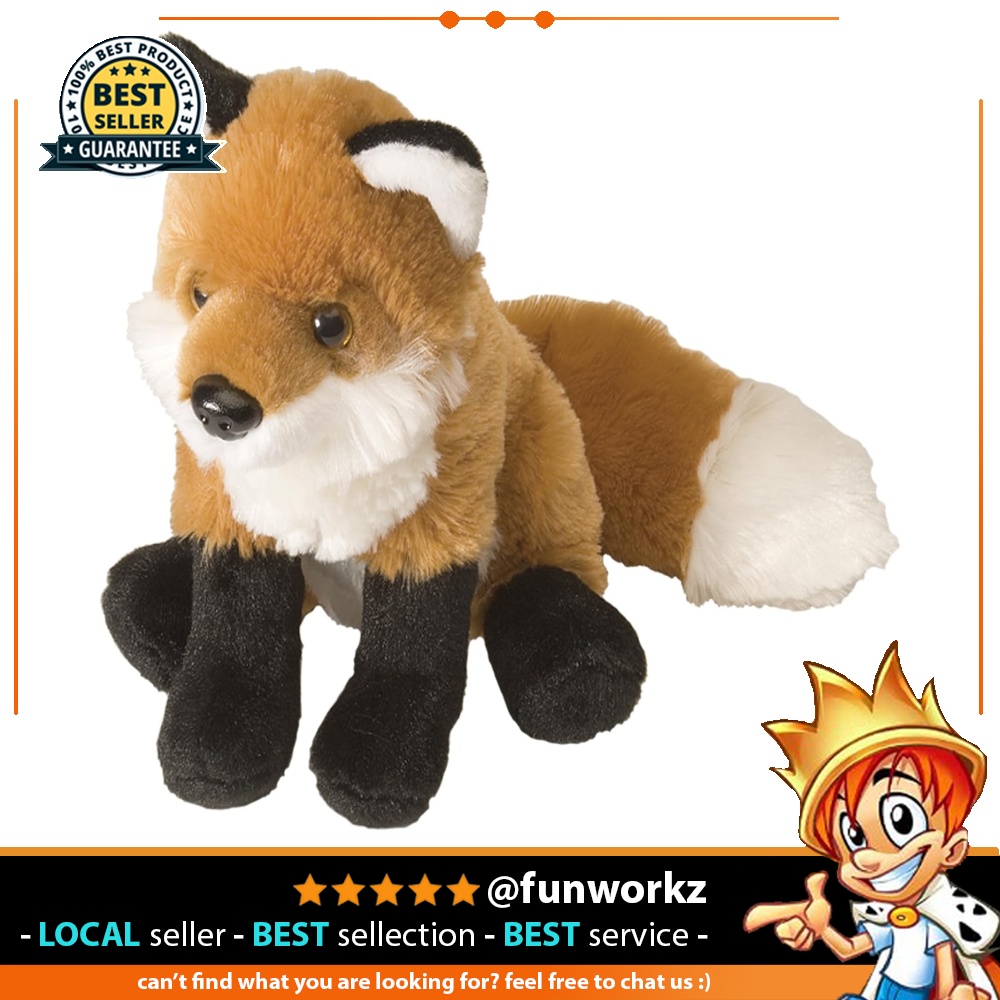 Wild Republic Red Fox Plush, Stuffed Animal, Plush Toy, Gifts For Kids ...