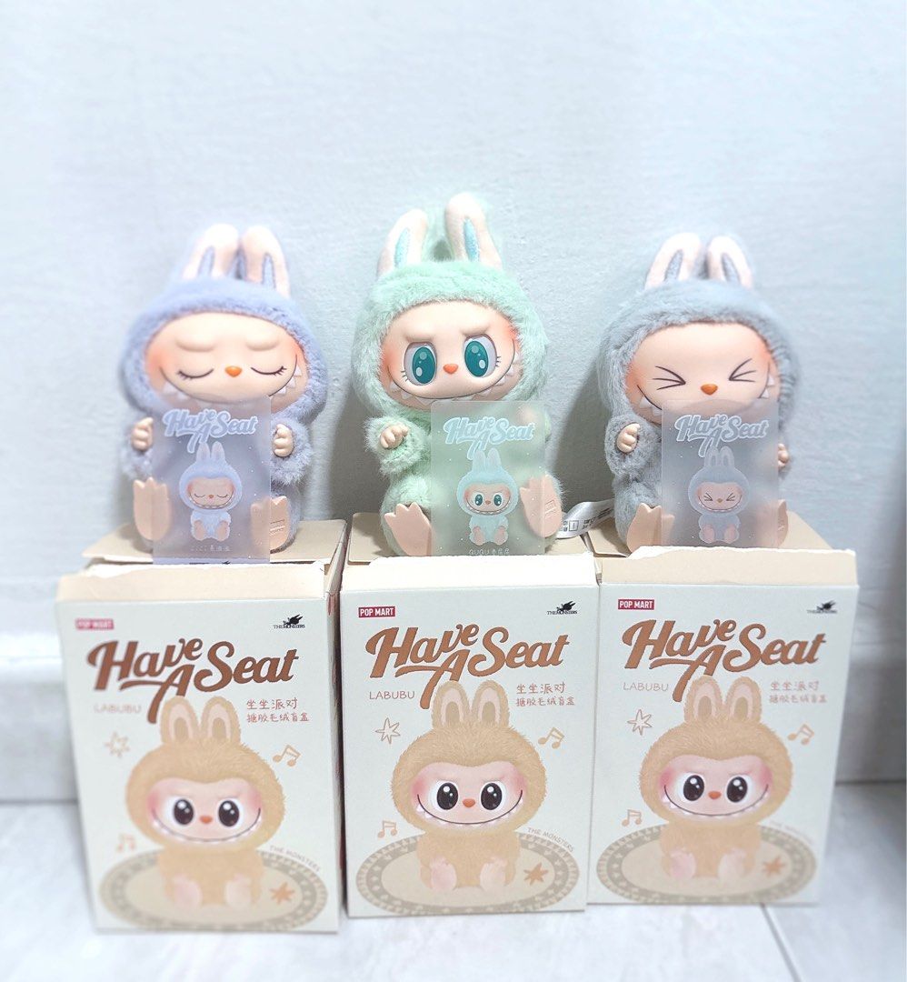 [ZIZI] Labubu V2 Have A Seat Series opened, Hobbies & Toys, Toys ...