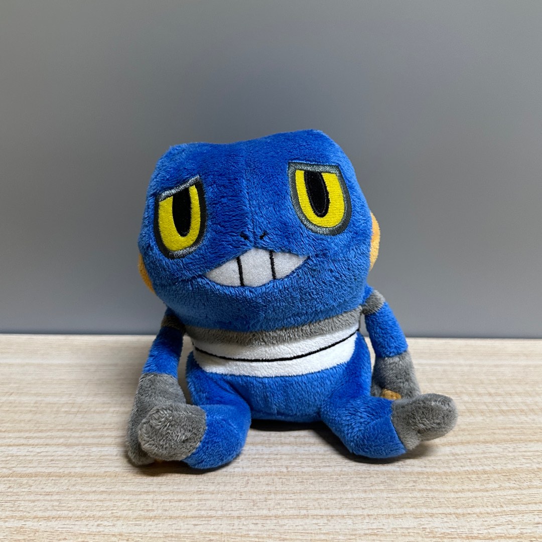 2007 Pokemon Center Sitting Croagunk Pokedoll Plush - Php 650, Hobbies ...