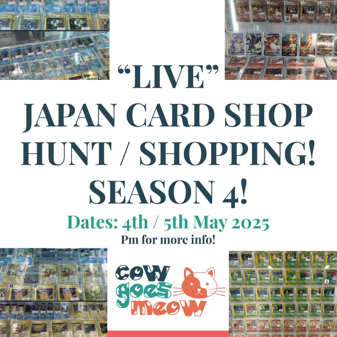 4th/5th MAY 2025 LIVE JAPAN SHOP CARD SOURCING HUNTING shopping service ...
