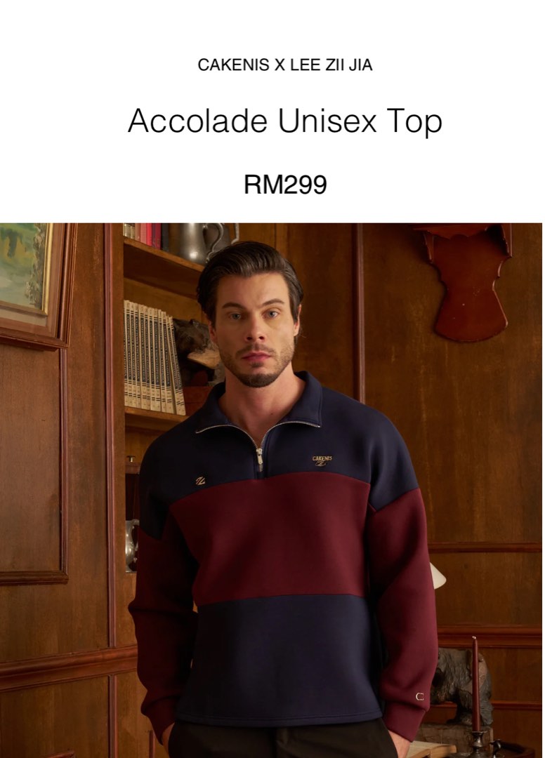 Accolade Cakenis Club X Lee Zi Jia Maroon Navy, Women's Fashion, Activewear on Carousell