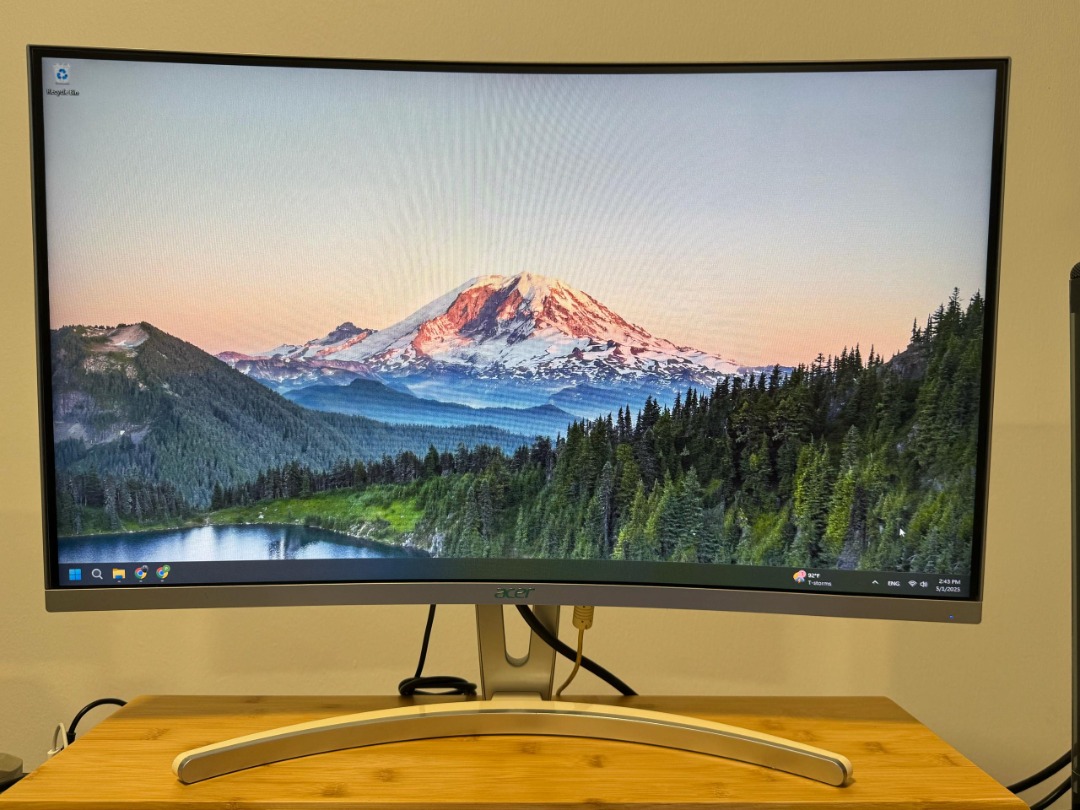 Acer Nitro ED273 1080p Full HD 27" Widescreen Gaming Monitor 120Hz ...