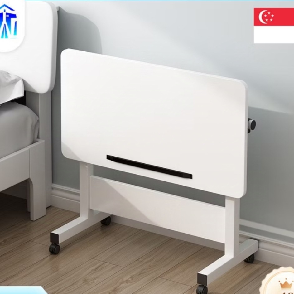 Adjustable Laptop Table | Foldable Study Desk | Tiltable Rolling Desk ...