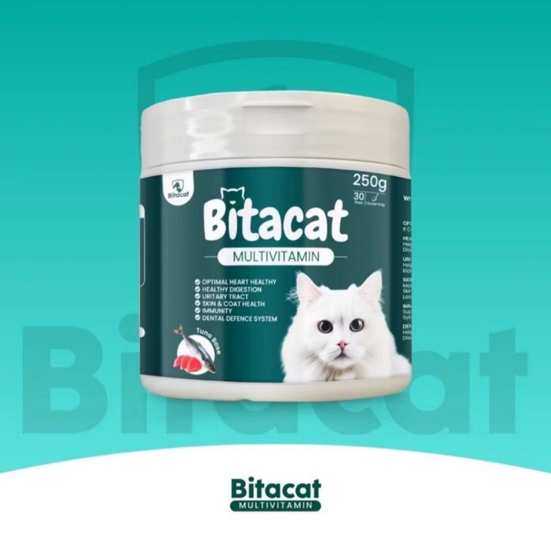 Bitacat Multivitamins (Tuna) 250g, Pet Supplies, Pet Food on Carousell