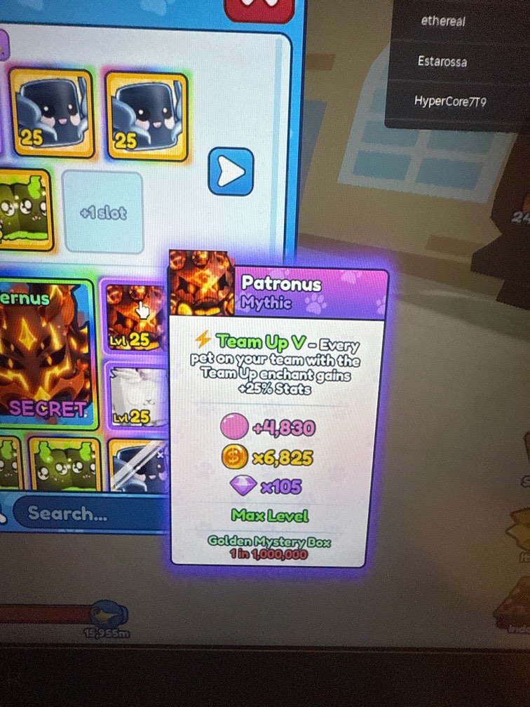 Bubble gum simulator infinity (BGSI) mythic patronus!!, Video Gaming ...
