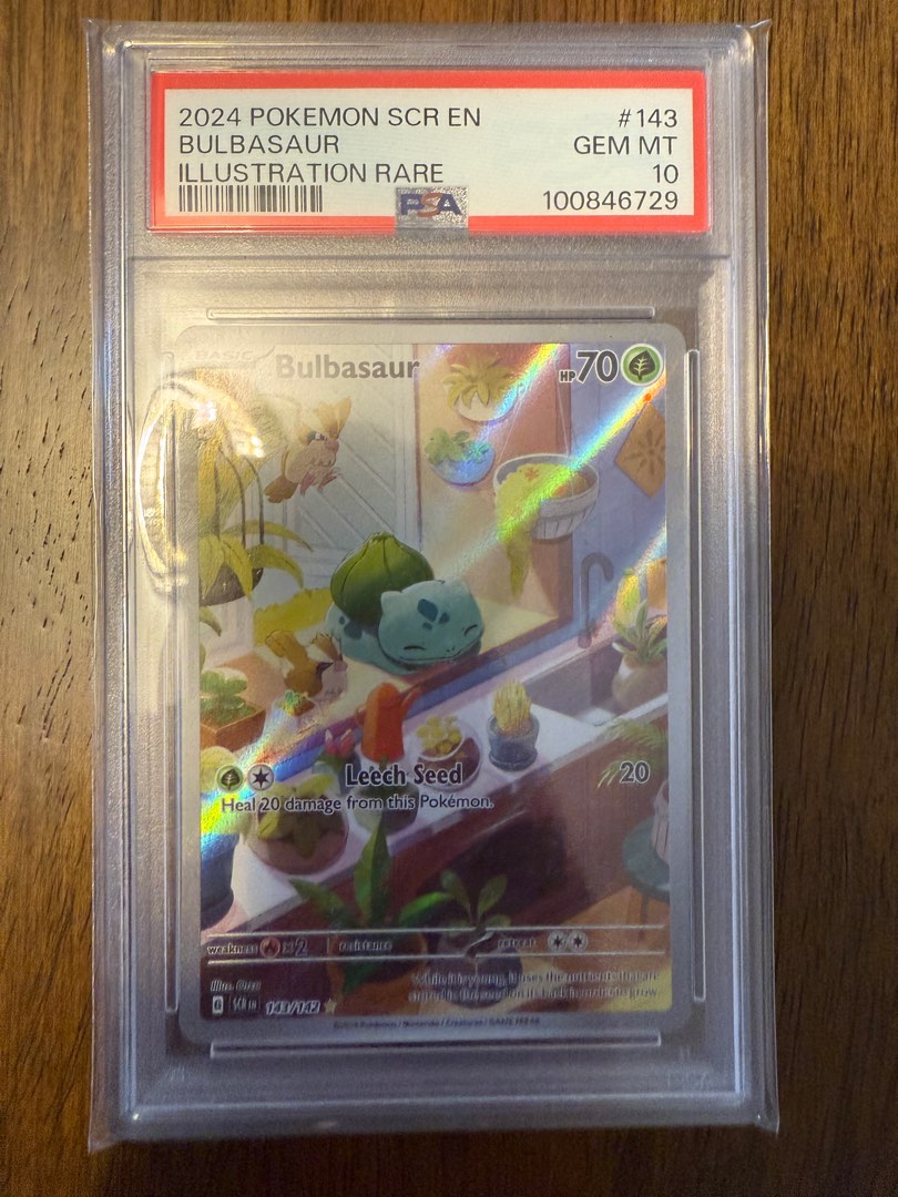 Bulbasaur ir psa 10 stellar crown, Hobbies & Toys, Toys & Games on ...