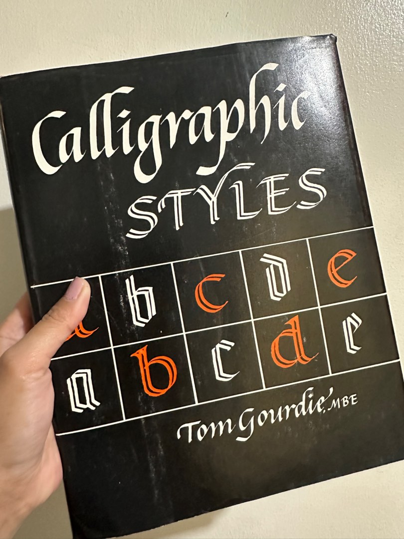 Calligraphic Styles - Vintage Calligraphy Book Illustrated, Hobbies ...