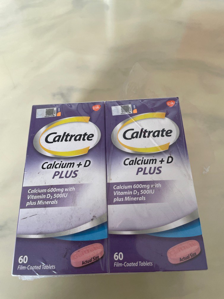 Caltrate calcium +D plus, Health & Nutrition, Health Supplements ...