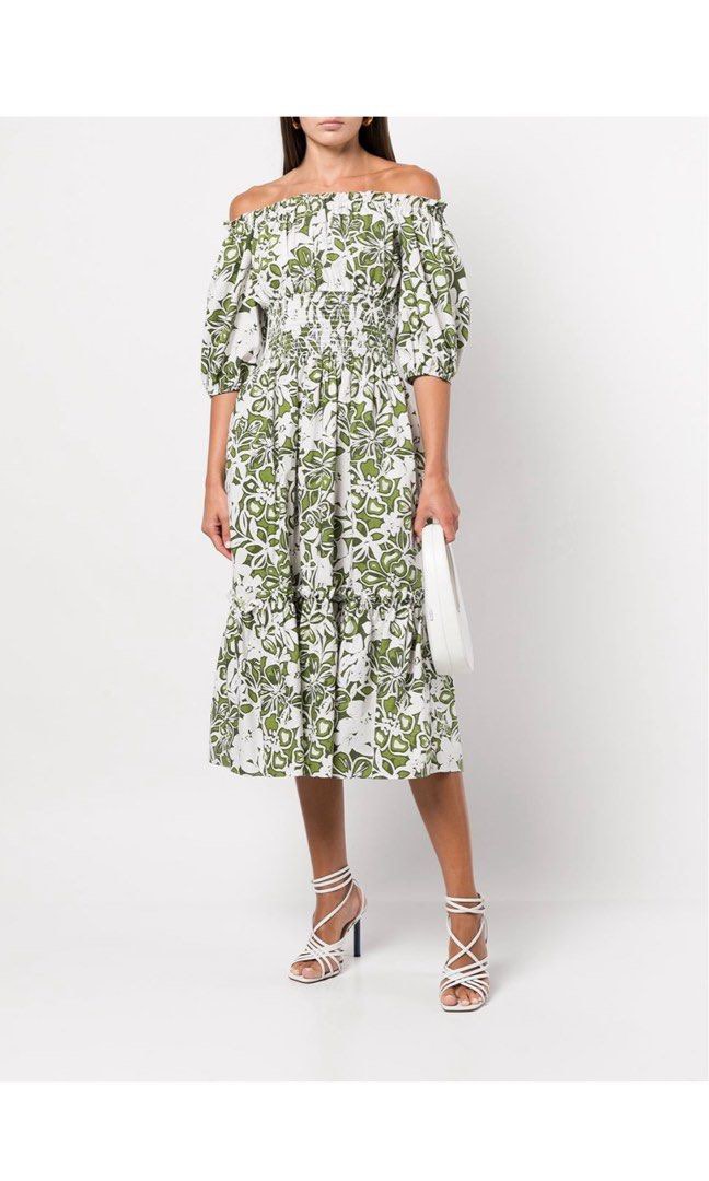 Cara Cara Mimi Floral Print Midi Dress , Women's Fashion, Dresses ...