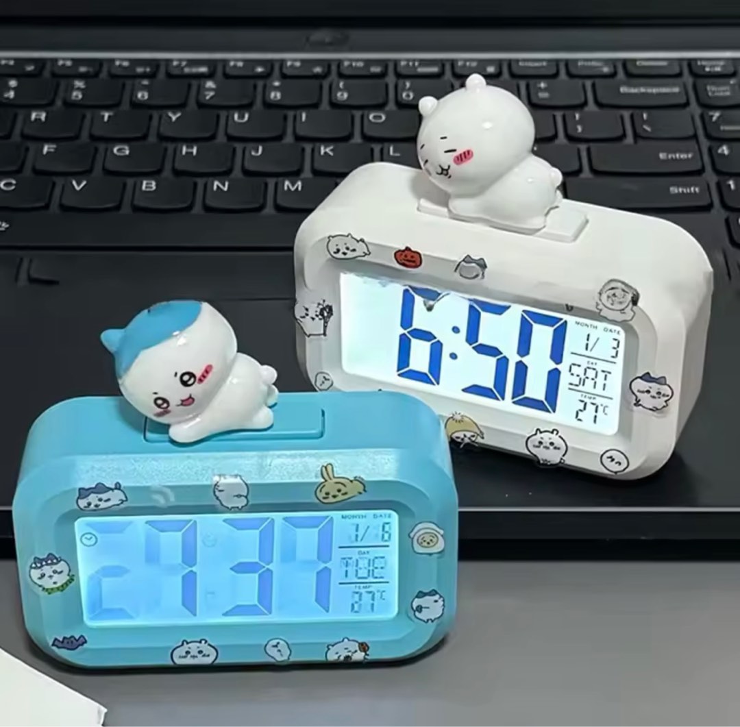 chiikawa hachiware alarm clocks, Furniture & Home Living, Home Decor ...