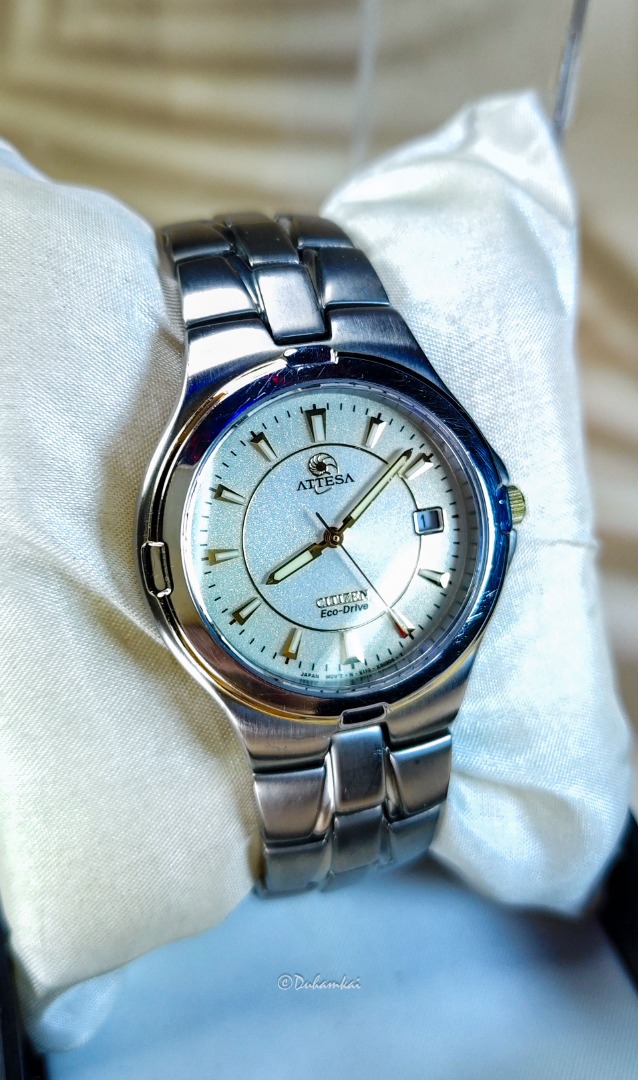 Citizen Attesa Full Titanium Eco Drive Original No Seiko Solar Kinetic ...