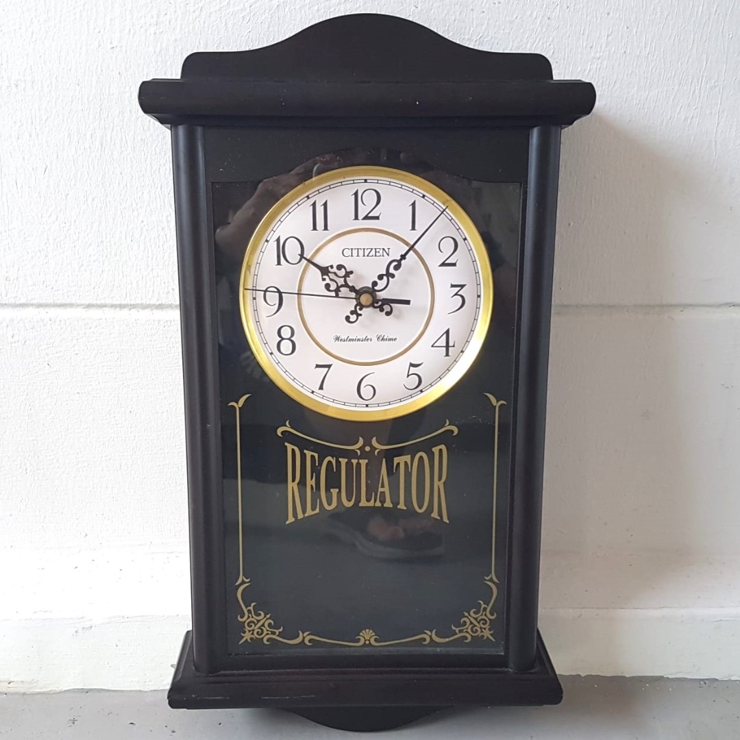 CITIZEN Wall Clock, Cool Regulator Model, JAPAN, Home Décor, Sleek ...