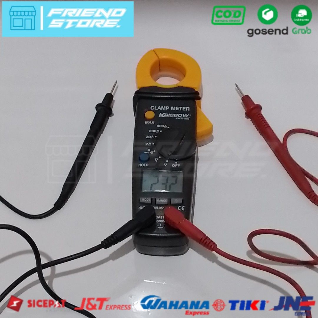 Clamp Meter Krisbow KW06-286 Original (Second), Elektronik, Lainnya di ...